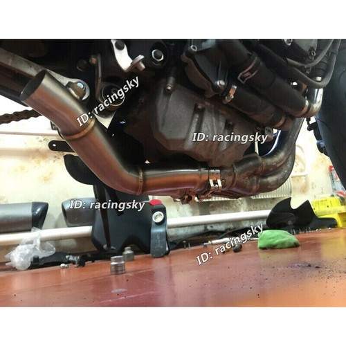 For Yamaha YZF R6 2006-2023 Motorcycle Exhaust Mid Link Pipe Slip On ...