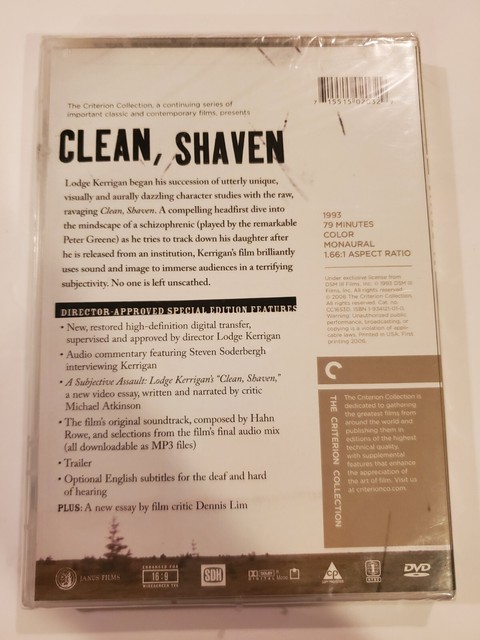 Clean, Shaven (Criterion Collection) (DVD, 1993) for sale online | eBay