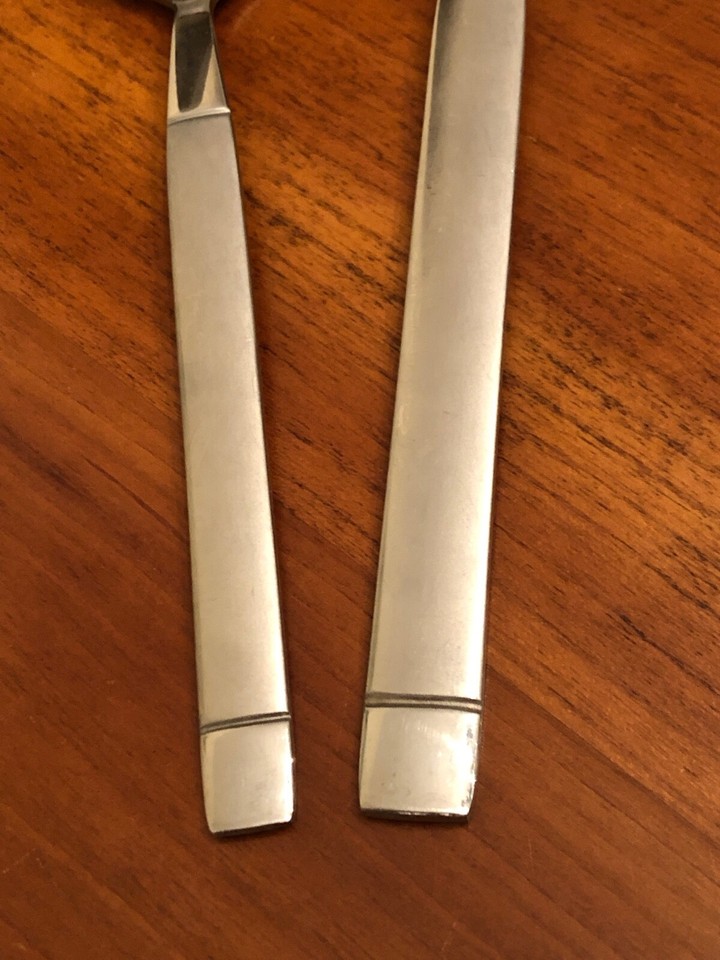 Farberware ALEXANDRIA Stainless flatware frosted handle - Choice | eBay