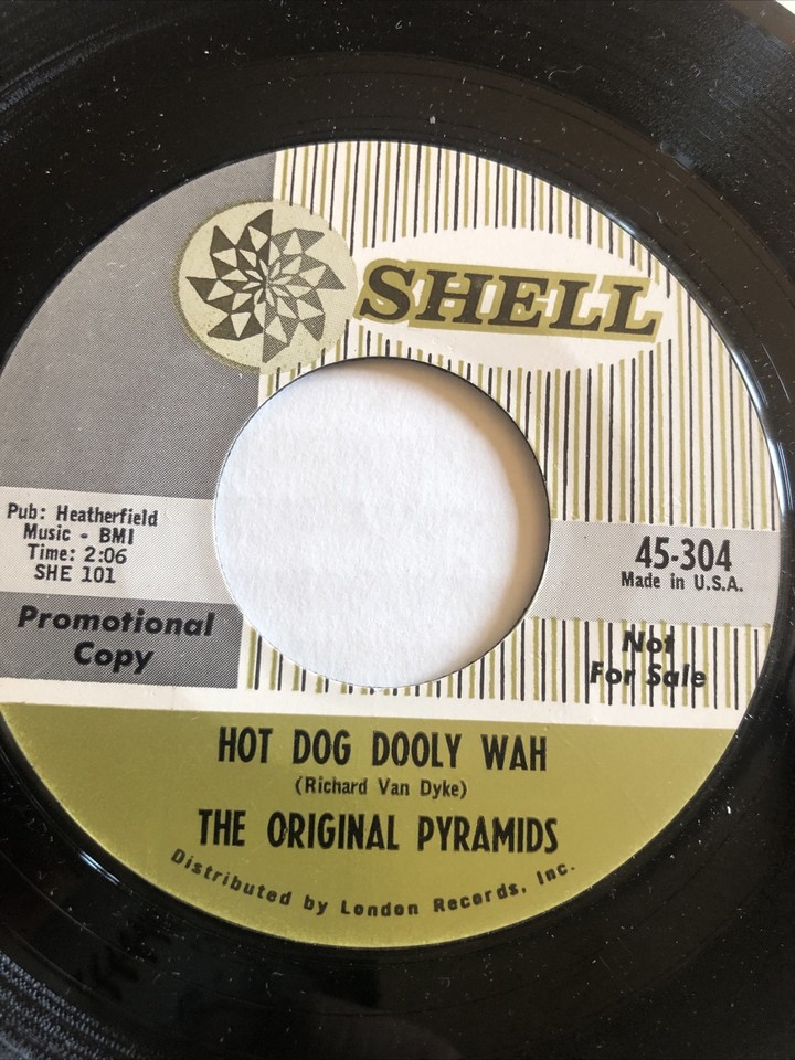 DOO WOP 45 THE PYRAMIDS ANKLE BRACELET / HOT DOG - ON SHELL PROMO ...