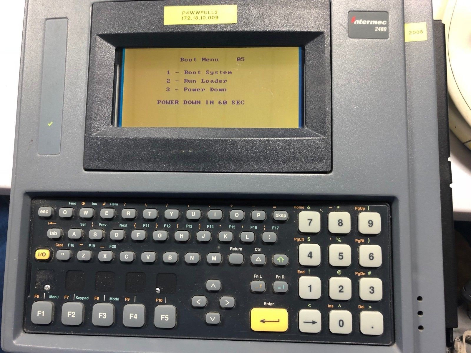 Intermec Trakker Antares 2480 Stationary Data Collection Computer ...