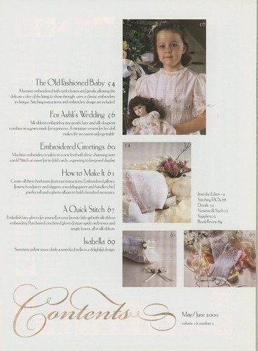 Creative Needle Magazine 1993 Patterns Crafting Smocking Embroidery ...