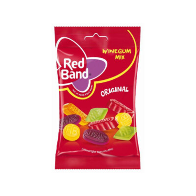 Red Band Candy | 12X Red Band Wine Gum Mix | Pack of 12 | Red Band ...
