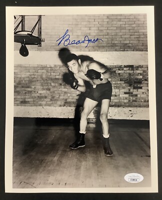 Beau Jack Signed Photo 8x10 Boxing Gloves HOF Autograph Ring JSA COA ...