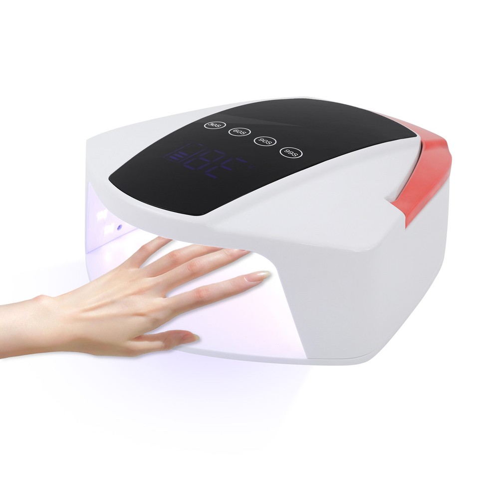 Rechargeable Nail Lamp, LED Manicure Desk Lamp, Automatic Sensor UV ...