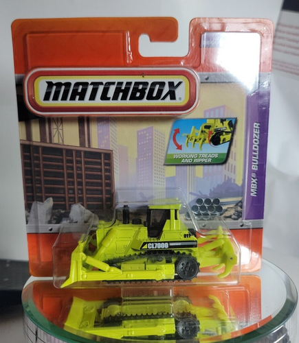 Matchbox Real Working Rigs MBX Bulldozer CL7000 Dozer D9 Style Yellow ...