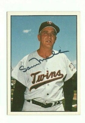 Sam Mele 1981 TCMA The 60's auto autographed signed card Twins | eBay