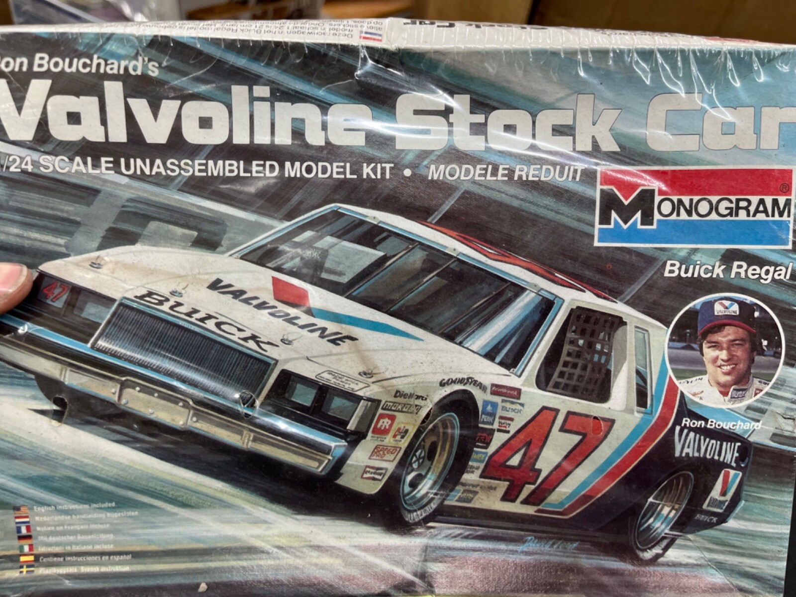 Monogram 2707 Ron Bouchard Valvoline Buick Regal #47 NASCAR 1985 1/24 ...