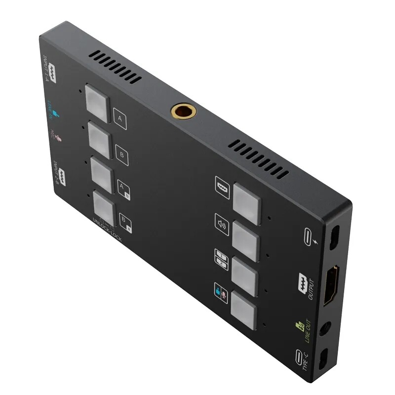 CAMKOO H2U Dual 4K HDMI-Compatible Audio Mixing Capture Video Capture ...