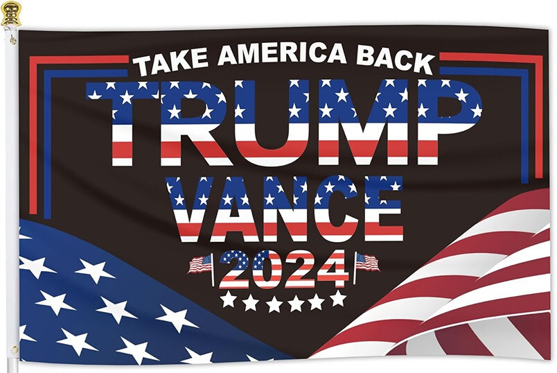 Trump Vance 2024 Flag 3x5 Ft Make America | Grelly USA