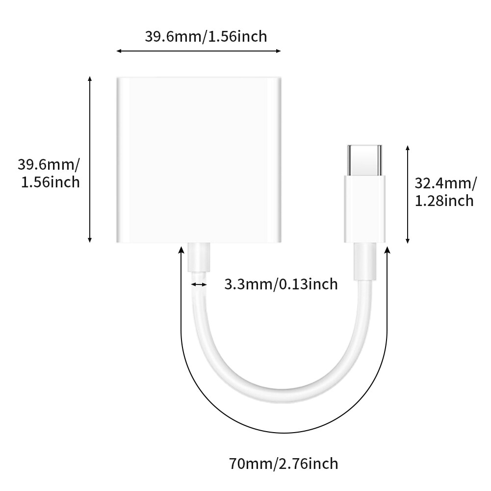 2 In 1 USB CTF Card Reader Computer Universal Photos Dual Slot Phone Camera | eBay