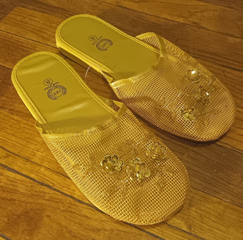 New Women's Mesh Sequin Comfort Slippers in 13 Colors | eBay