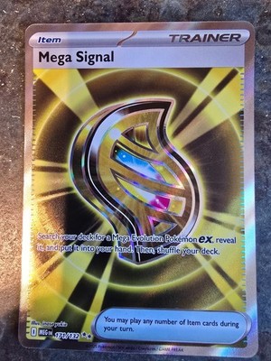 Pokemon Mega Signal 171/132 Mega Evolutions Ultra Rare Full Art LP | eBay