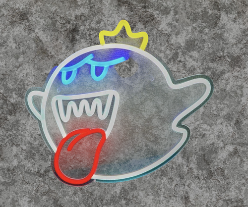 Super Mario Bros. Boo Teresa LED Neon Light Nintendo Japan USB power ...