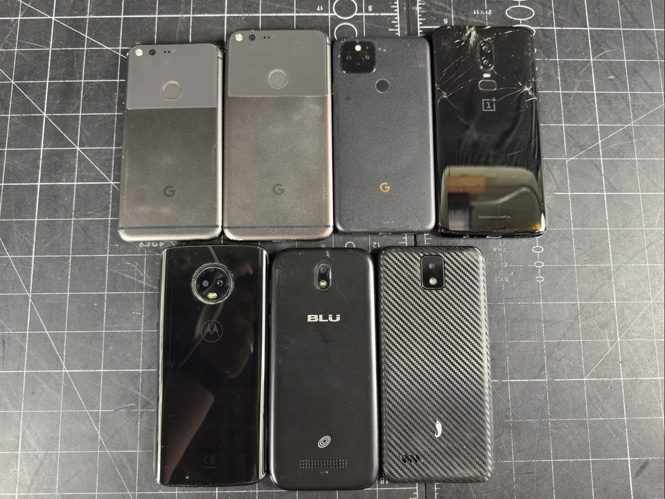 Lot of 7 Assorted Android Smartphones - Tested Working | eBay