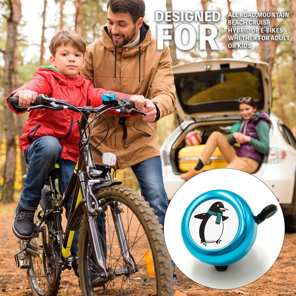 Bike Bell Loud Sound Adorable Animals Cute Cartoon Kid Girl Boy Cycling ...