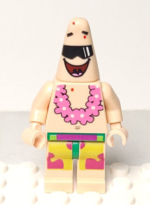 Lego Minifigure Spongebob Patrick 3818 pink lei | eBay