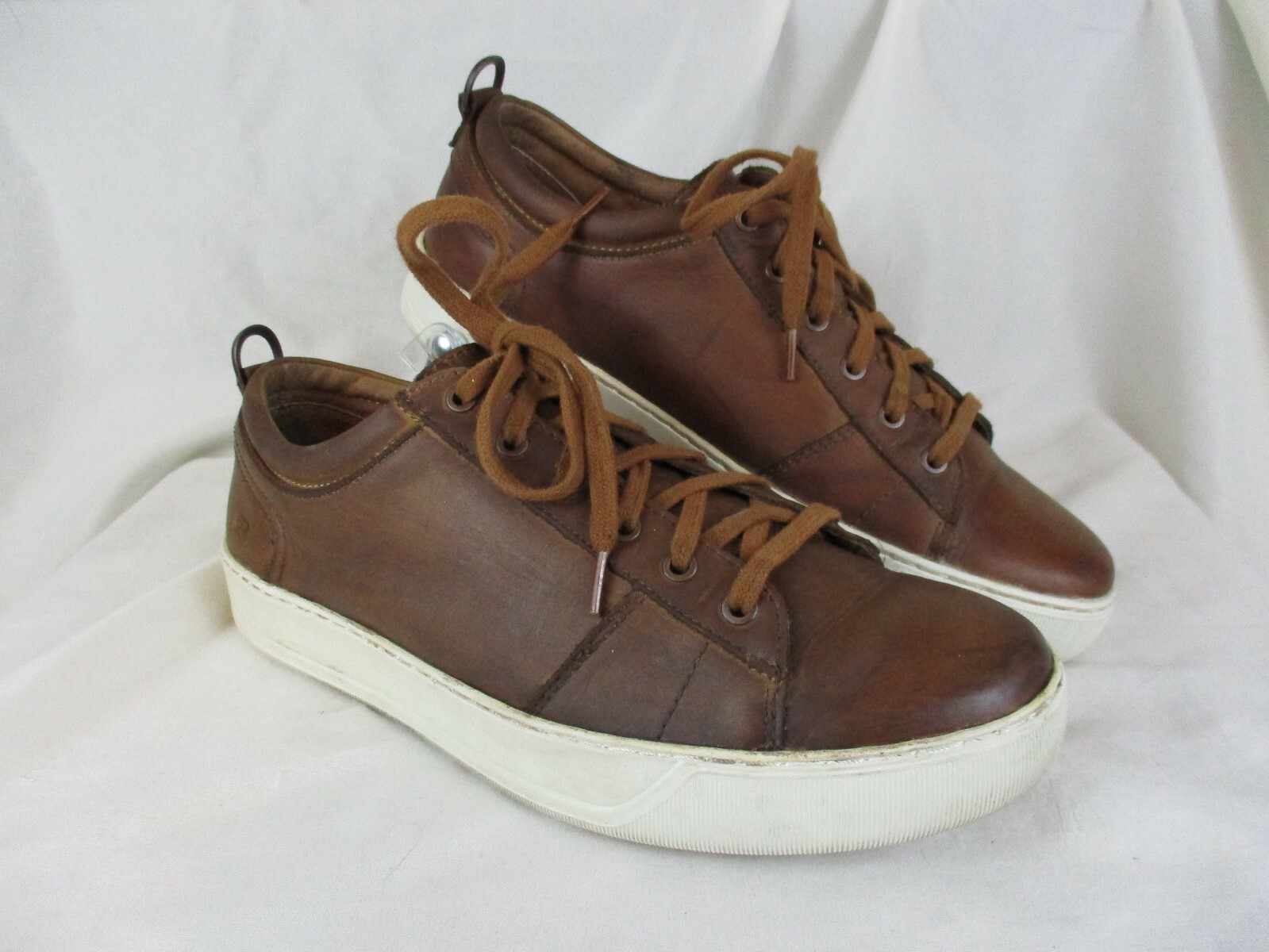 Andrew Marc Men's Shoes Brown 8.5 M Leather Sneakers … - Gem