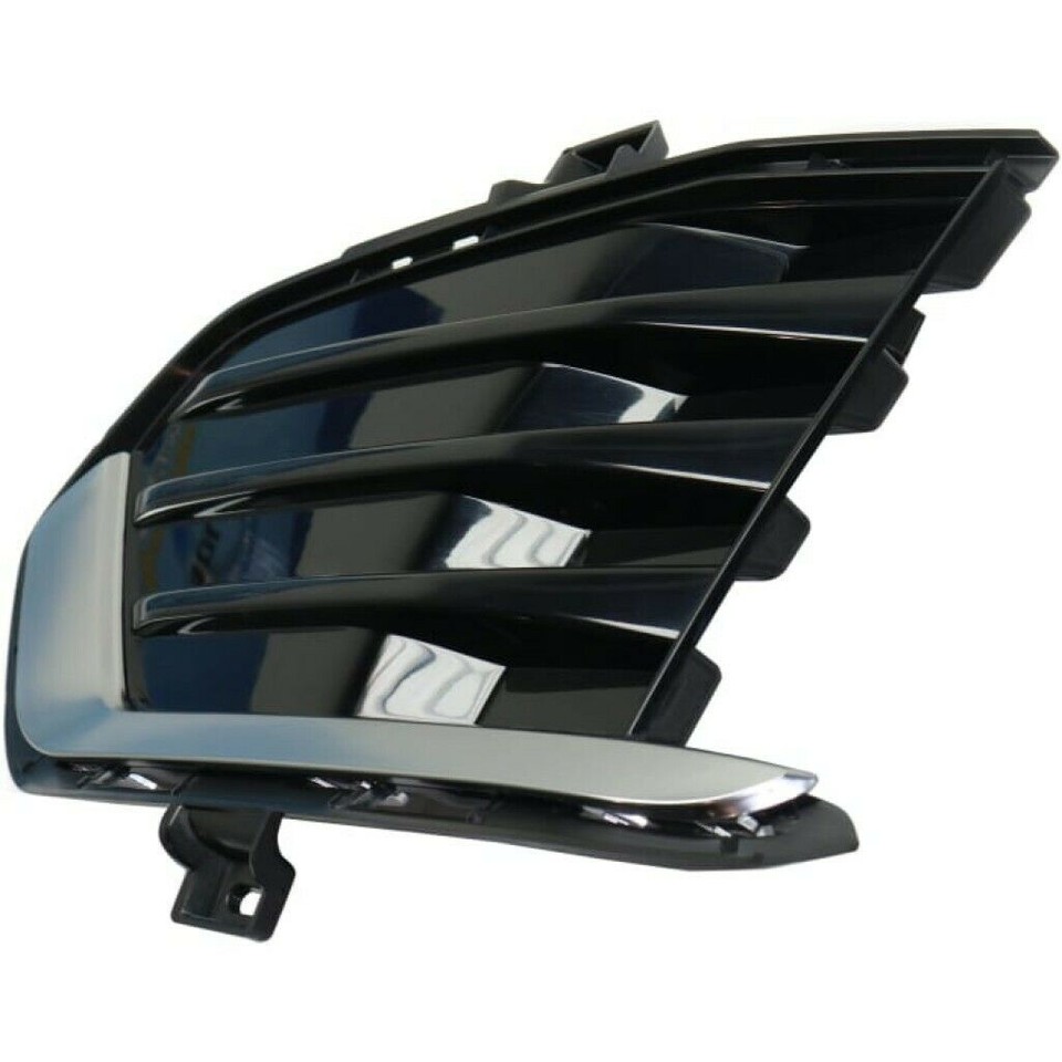 Left and Right Side Fog Light Cover Grille Black For 2017 2018 2019 ...