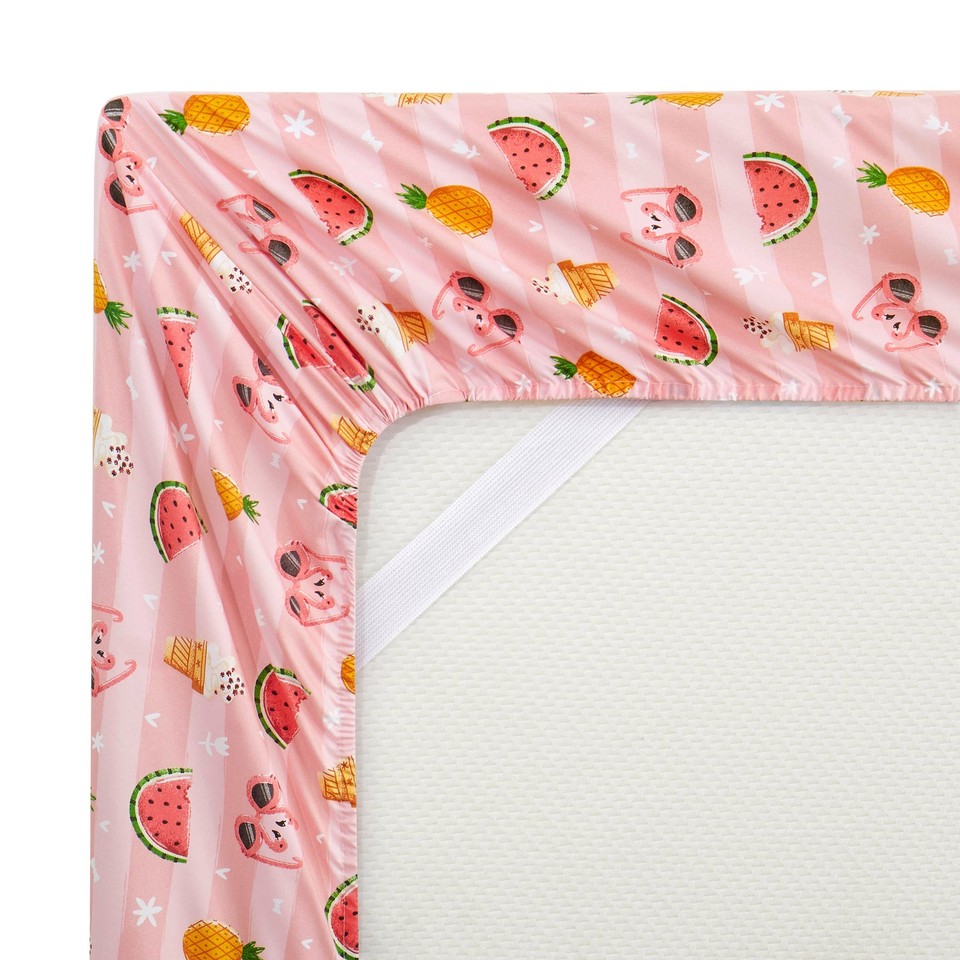 Sweet Summer Fun Pink Kids Sheet Set Twin, Twin XL, Full | eBay