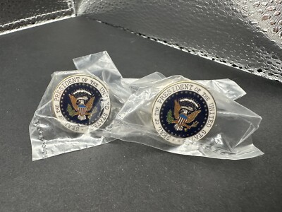 US President Presidential Seal Enamel Cufflinks New In Package | eBay