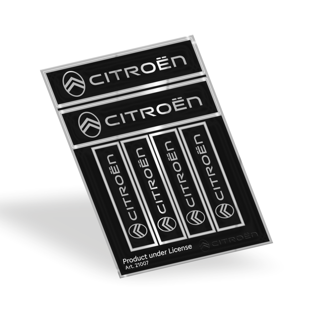 Stickers Citroen New Official 6 Logos, Black | eBay Australia