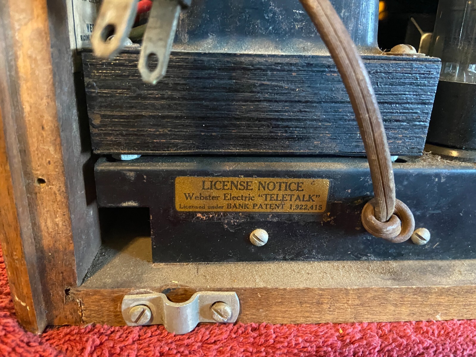 Vintage 1947 Webster Electric 6F6 Tube Intercom Amplifier Guitar Amp ...