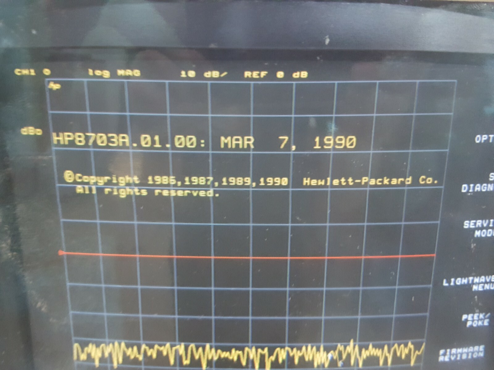 HP/Agilent 8703A : 1550nm / 130 MHz-20GHz Lightwave Analyzer (0354) | eBay
