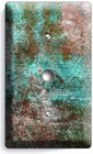RUSTED BRONZE GREEN PATINA RUSTIC LOOK LIGHT SWITCH OUTLET WALL PLATE ...