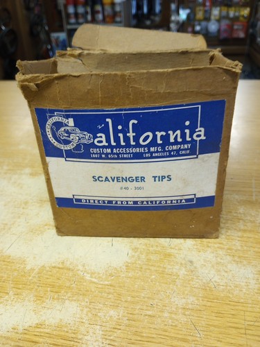 Cal-Custom Scavenger Tips# 40-3001 3 Only | eBay