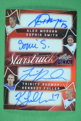 Morgan / Smith / Rodman / Fuller 2024 Leaf Metal Women of Sport 1/1 ...