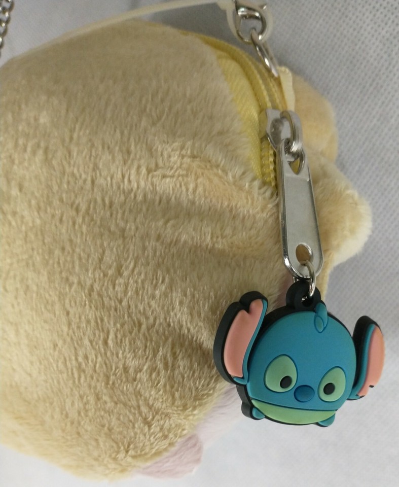 Disney Frozen Elsa tsum tsum Purse Bag Plush Chain Strap with Stitch ...