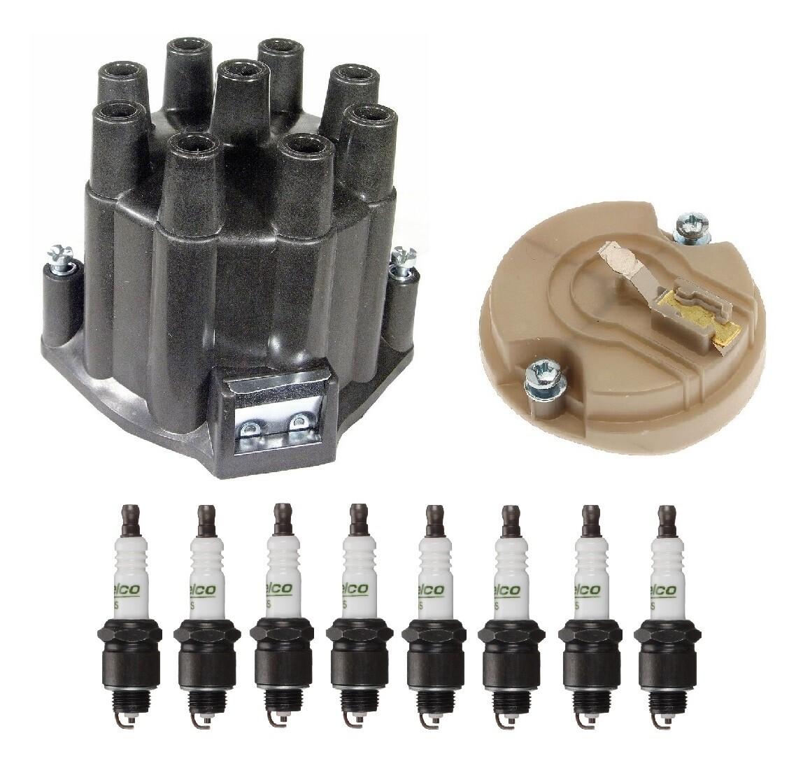 Distributor Rotor Cap & Spark Plugs Kit ACDelco For Oldsmobile Cutlass ...