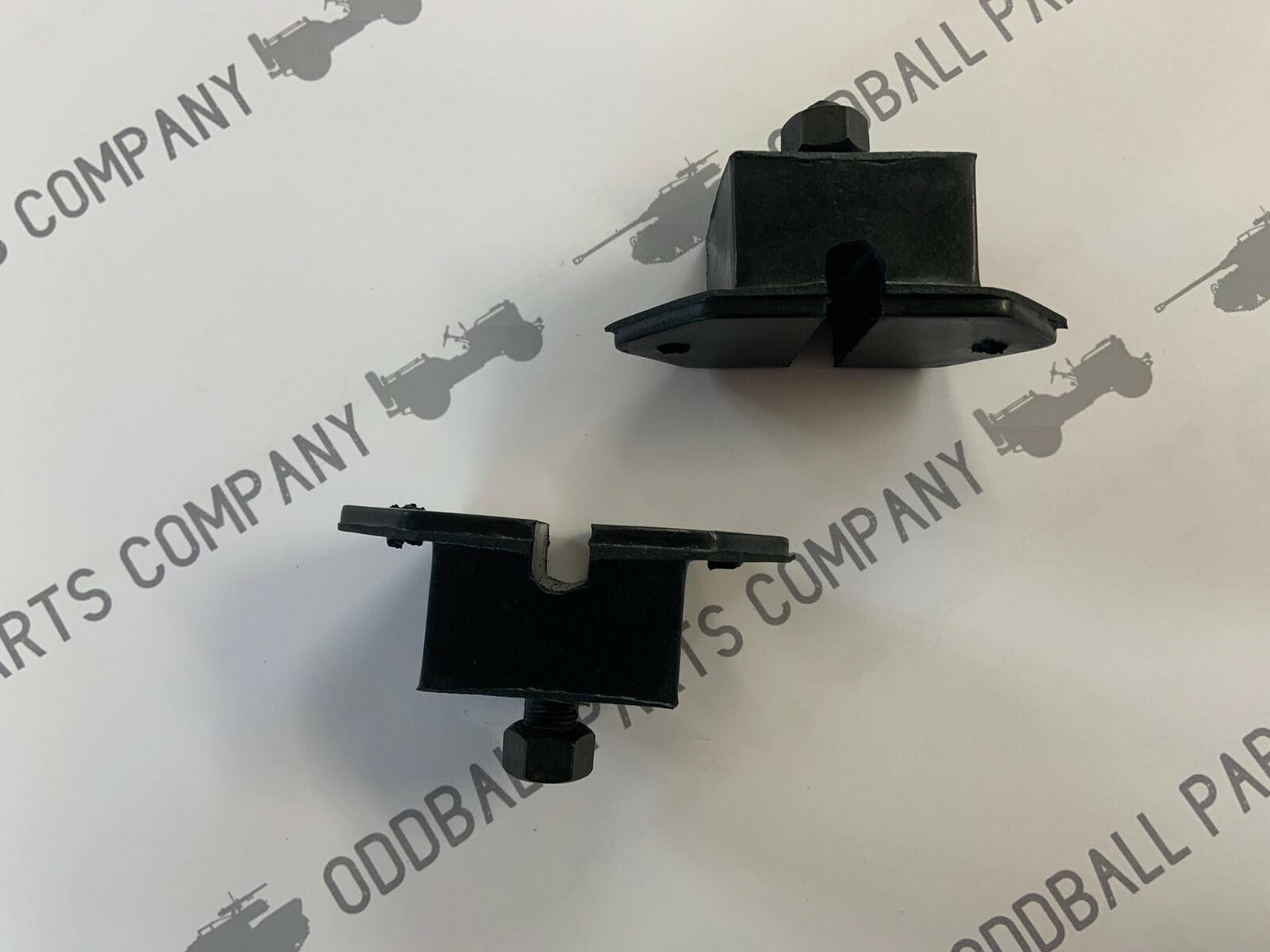 WILLYS JEEP MB FORD JEEP GPW G503 WW2 PAIR OF ENGINE MOUNTS FRONT ...