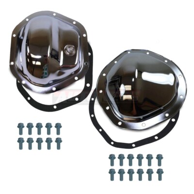 Chevy GMC Truck 4wd Chrome Dana 44 Front Differential Cover 12 Bolts ...