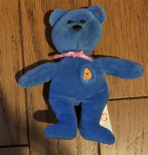 2004 TY McNugget Mini Beanie Baby Bear Blue McDonald’s Chicken ...