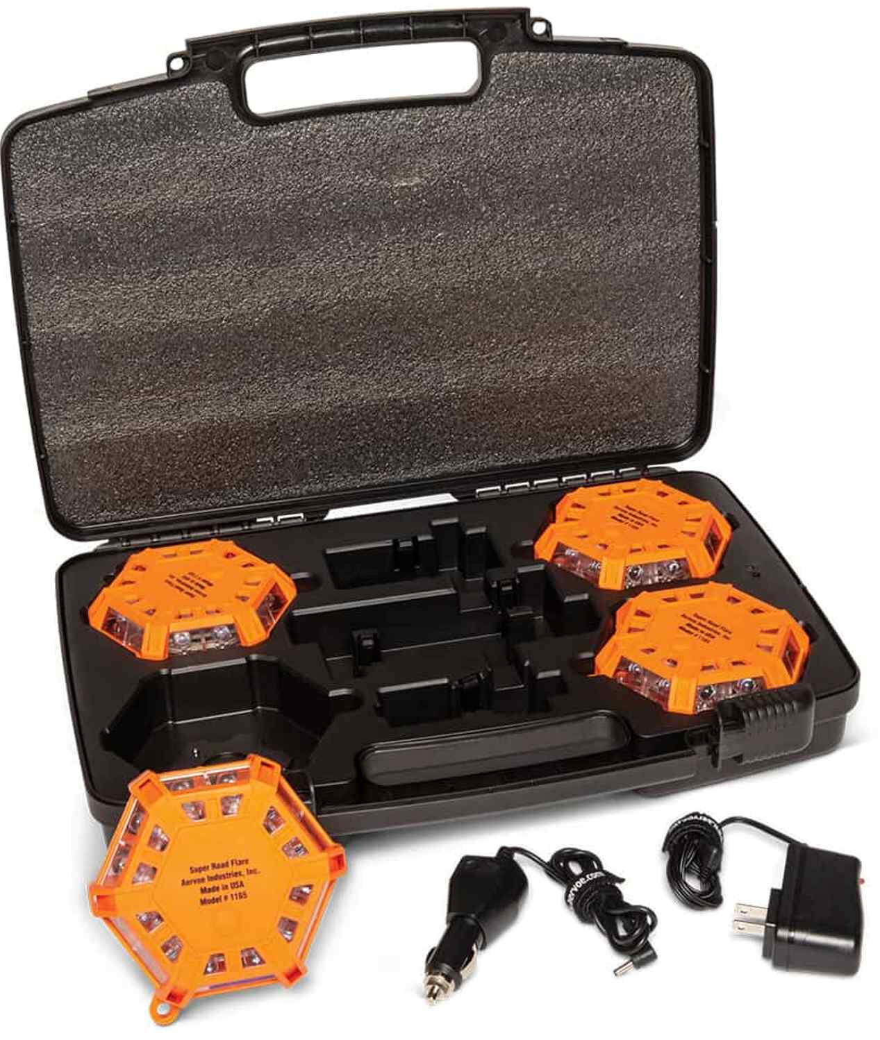 Aervoe 1168 Safety Super Road Flare Kit with Red LEDs (4-Pack) | eBay