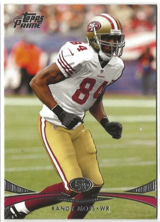 RANDY MOSS - Wide Receiver - San Francisco 49ers - 2012 Topps Prime #7 ...