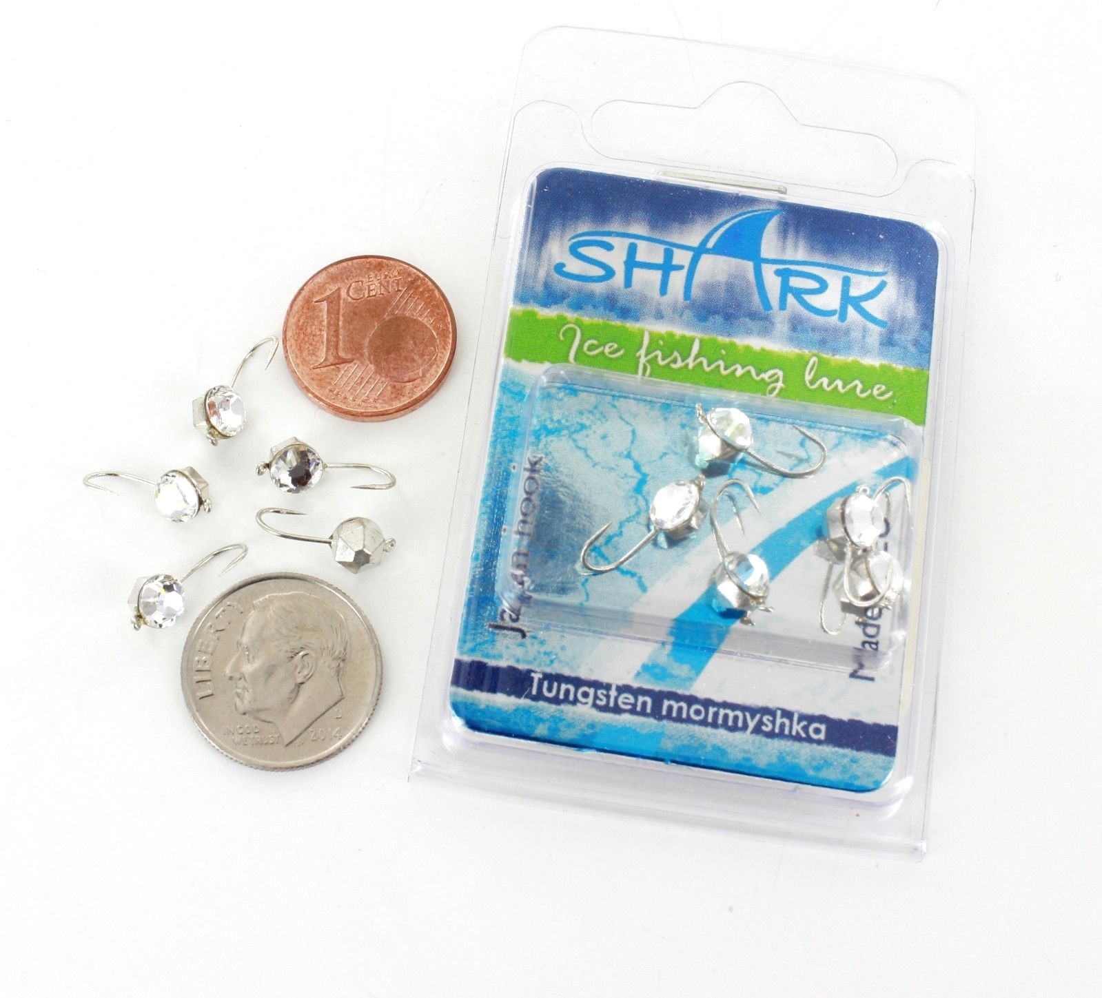 Tungsten Ice Fishing Jigs - Marmooska Winter Fishing Jig Heads (Hook ...