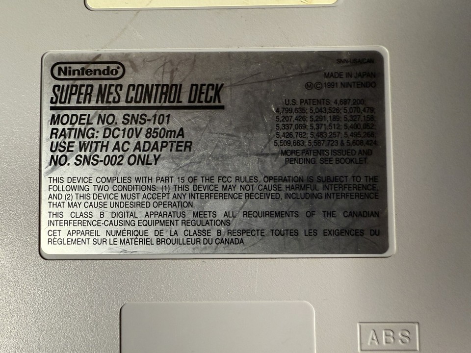 Super Nintendo SNES SNS-101 Console, Controller + 10 Game Cartridges | eBay