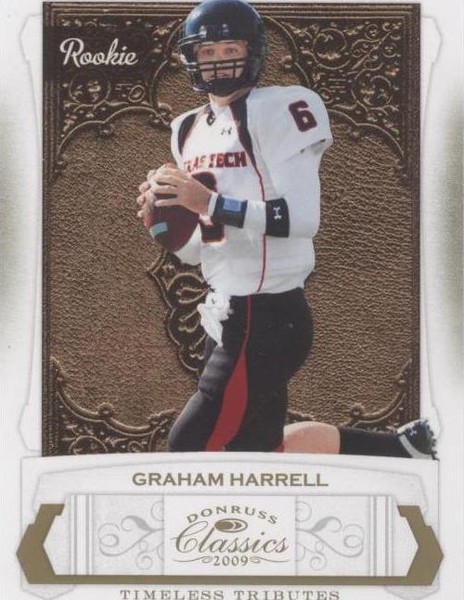 2009 Donruss Classics - Timeless Tributes Gold #190 Graham Harrell /50 ...