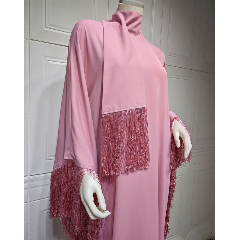 Dubai Abaya Women Oversize Muslim Bat Sleeve Maxi Dress Islamic ...