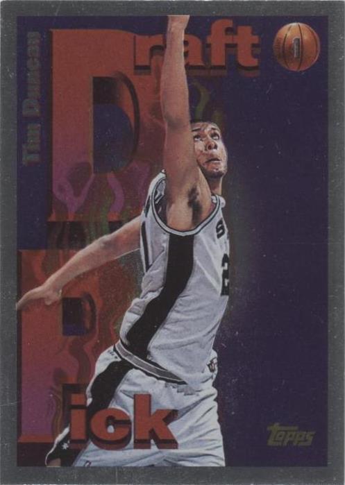 1997-98 Topps - Draft Pick Tim Duncan #DP1 (RC) for sale online | eBay