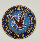4" NAVY USS DENVER LPD-9 EMBROIDERED PATCH | eBay