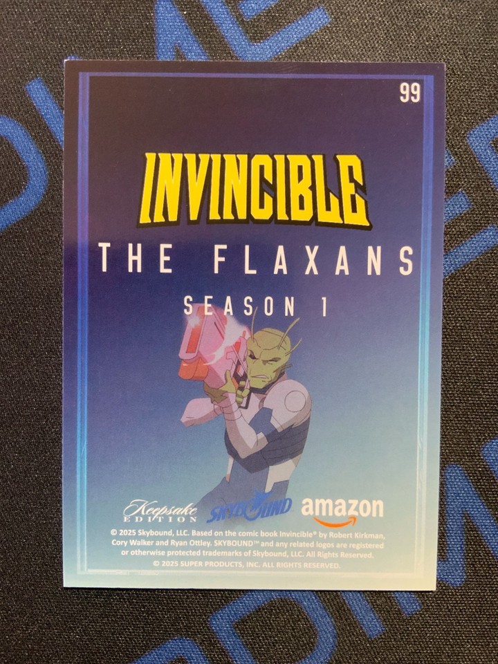 2025 Keepsake Invincible Season 1 The Flaxans #99 Yellow /100 | eBay