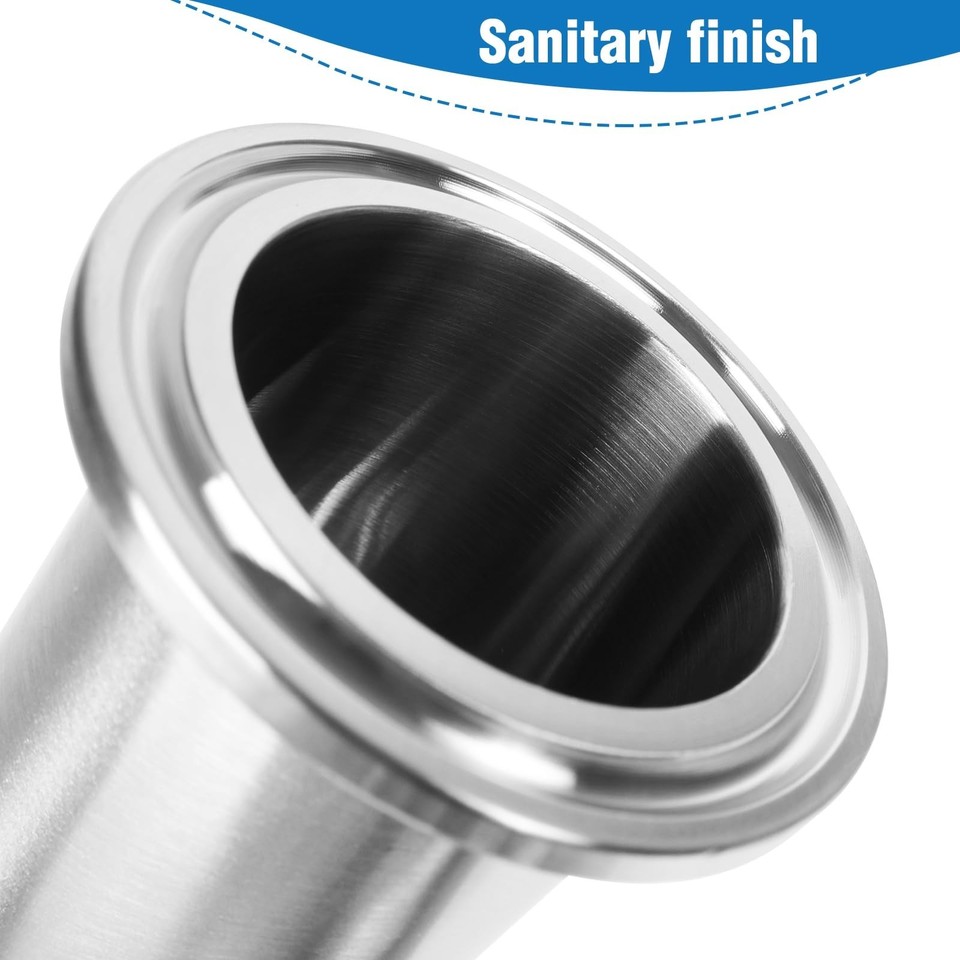 2" Tri Clamp Tee 3 Way Sanitary Fitting Equal Tee Tube 50.5mm Pipe OD ...