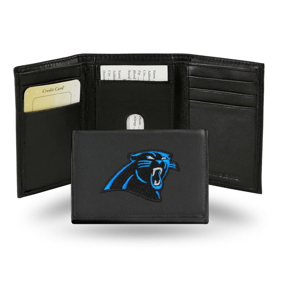 NFL Team Logo Embroidered Leather TRIFOLD Wallet * Pick Your Team * | eBay