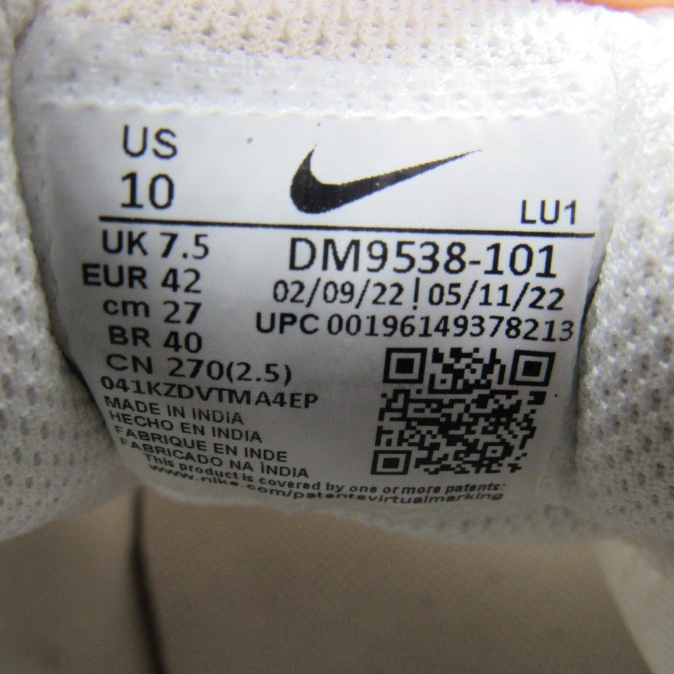 Nike Air Max System SYSTM Women's 10 Off White Sneakers Shoes DM9538 ...
