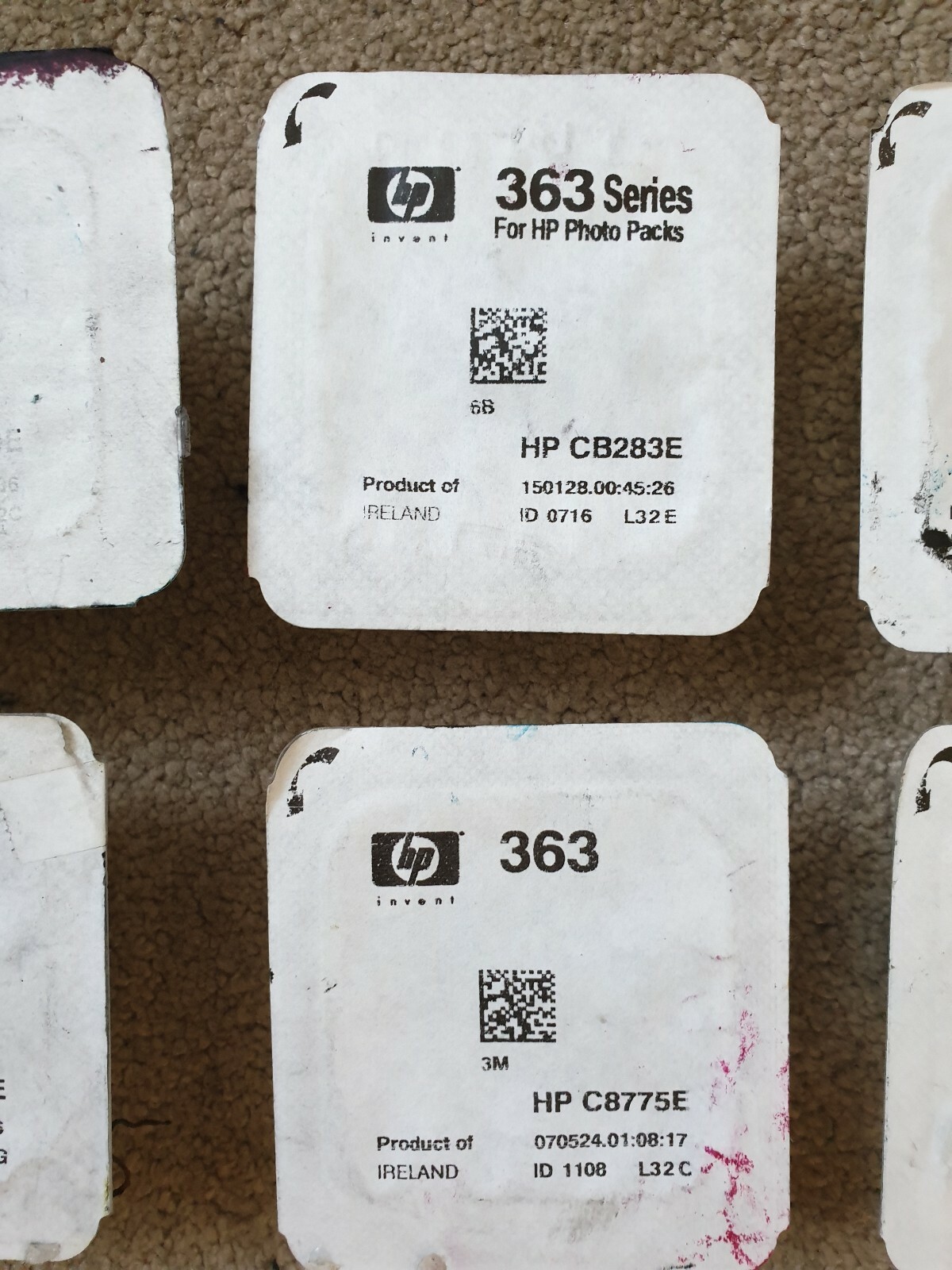 HP 363 Genuine Black XL, Cyan, Magenta, Yellow, Lt Mgnta, Lt Cyan - 6 ...