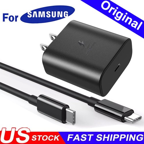 45W Super USB-C Fast Phone Charger USB-C Cable For Samsung S25 S24 S23 ...